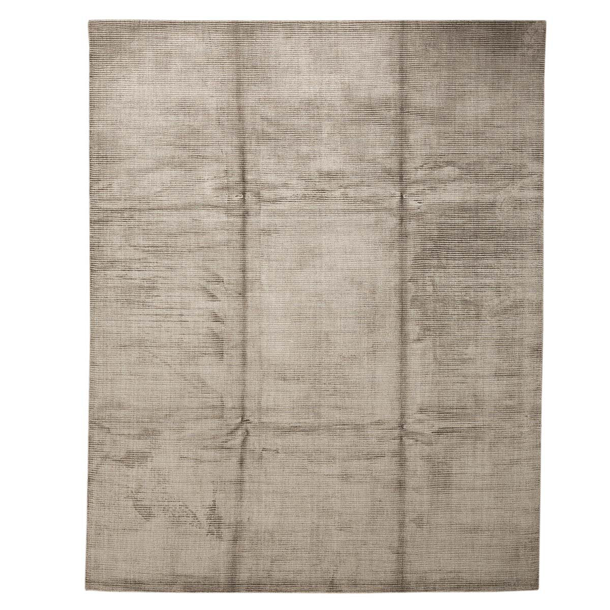 Bokara Rug Co., Inc. One-of-a-Kind Hand-Knotted 8' x 9'11" Silk Area Rug in Gray/Beige | Wayfair